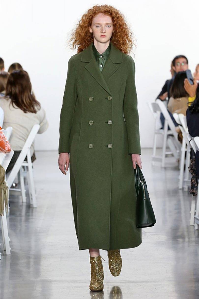Spotted on the NYFW catwalk: Pantone’s “empowering” colors