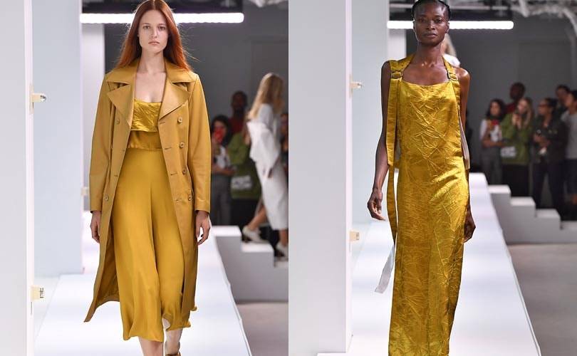 Spotted on the NYFW catwalk: Pantone’s “empowering” colors