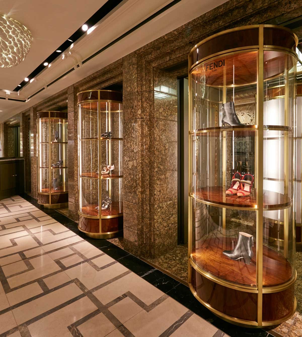 In Pictures: Fendi opens footwear pop-up in Harrods