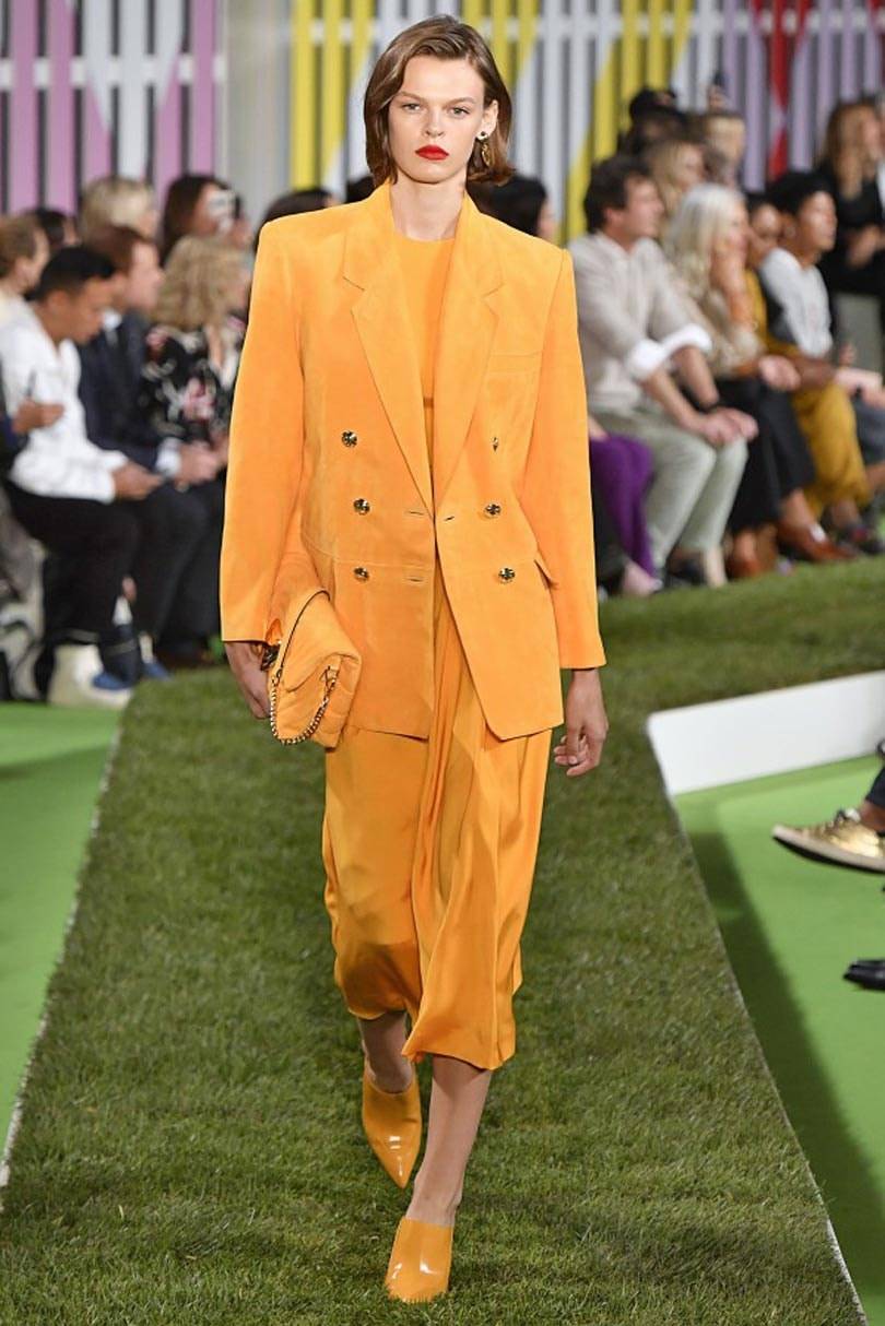 Spotted on the NYFW catwalk: Pantone’s “empowering” colors